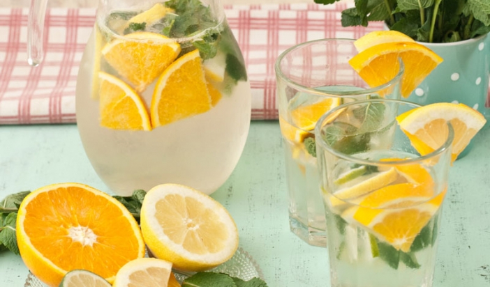 Citronnade pétillante